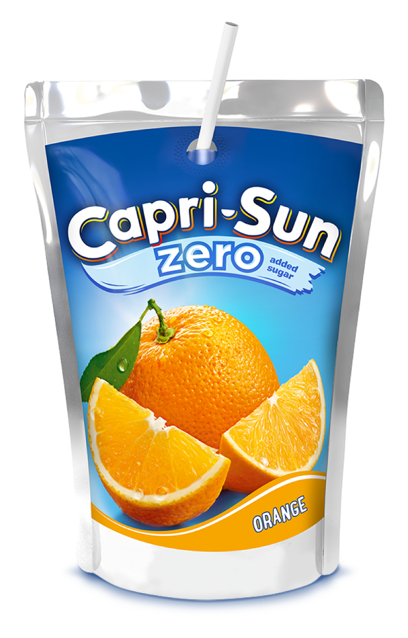 Capri-Sun Zero Orange - Same Great Taste, Zero Added Sugar.